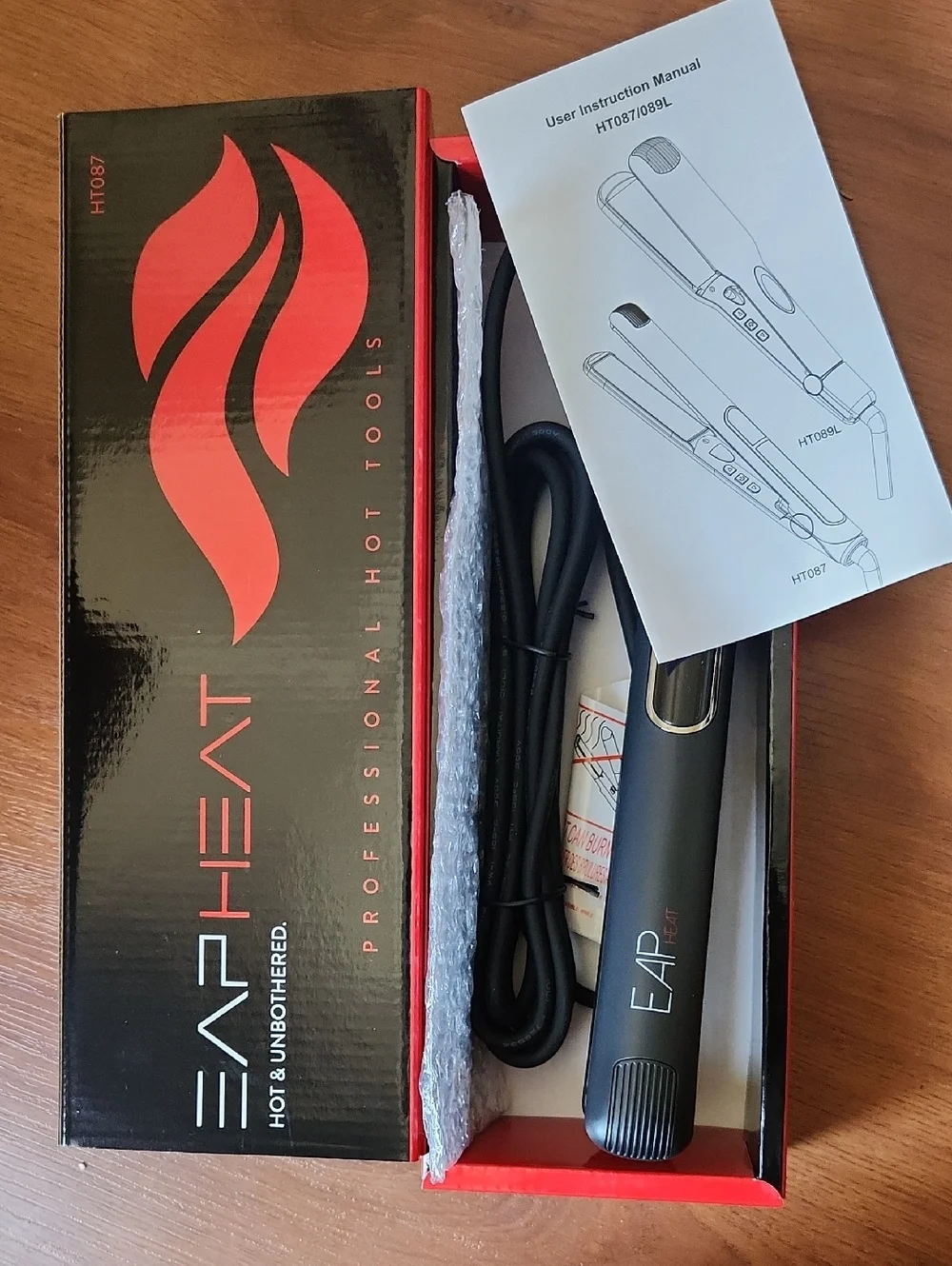 EAP HEAT | Hair | Eapheat Professional Hair Straightener In Black ...